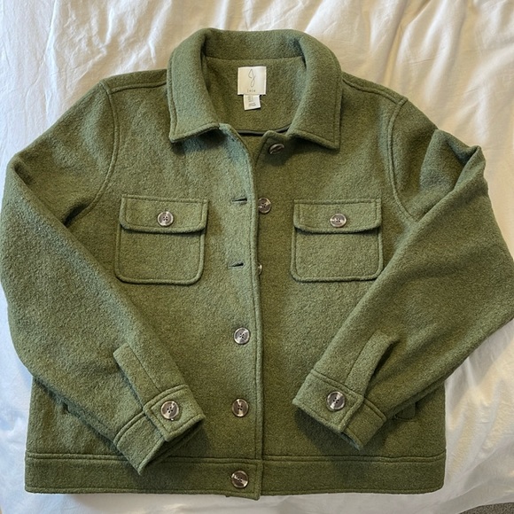 Joie | Jackets & Coats | Joie Jacket In Earthy Green Colorway | Poshmark